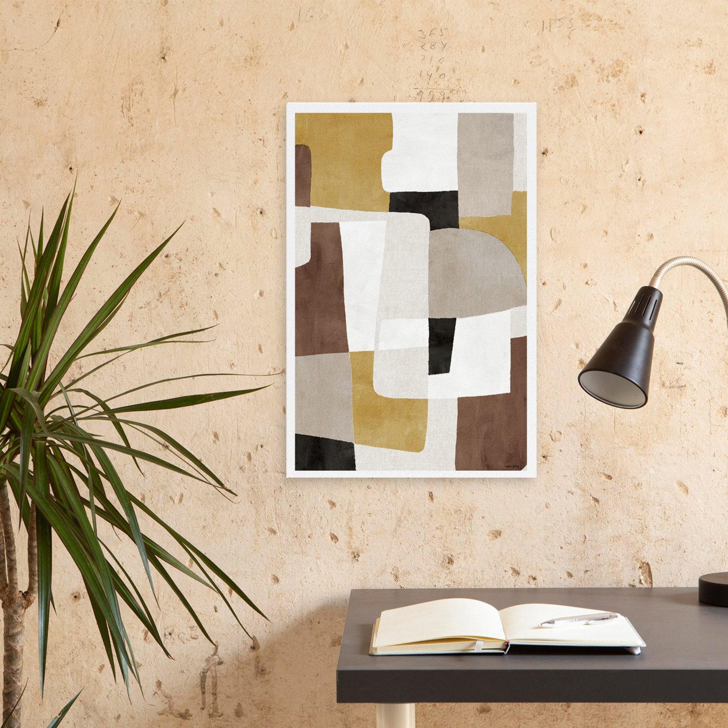 Wrought Studio™ Unbalanced II - Contemporary Modern Farmhouse Geometric ...