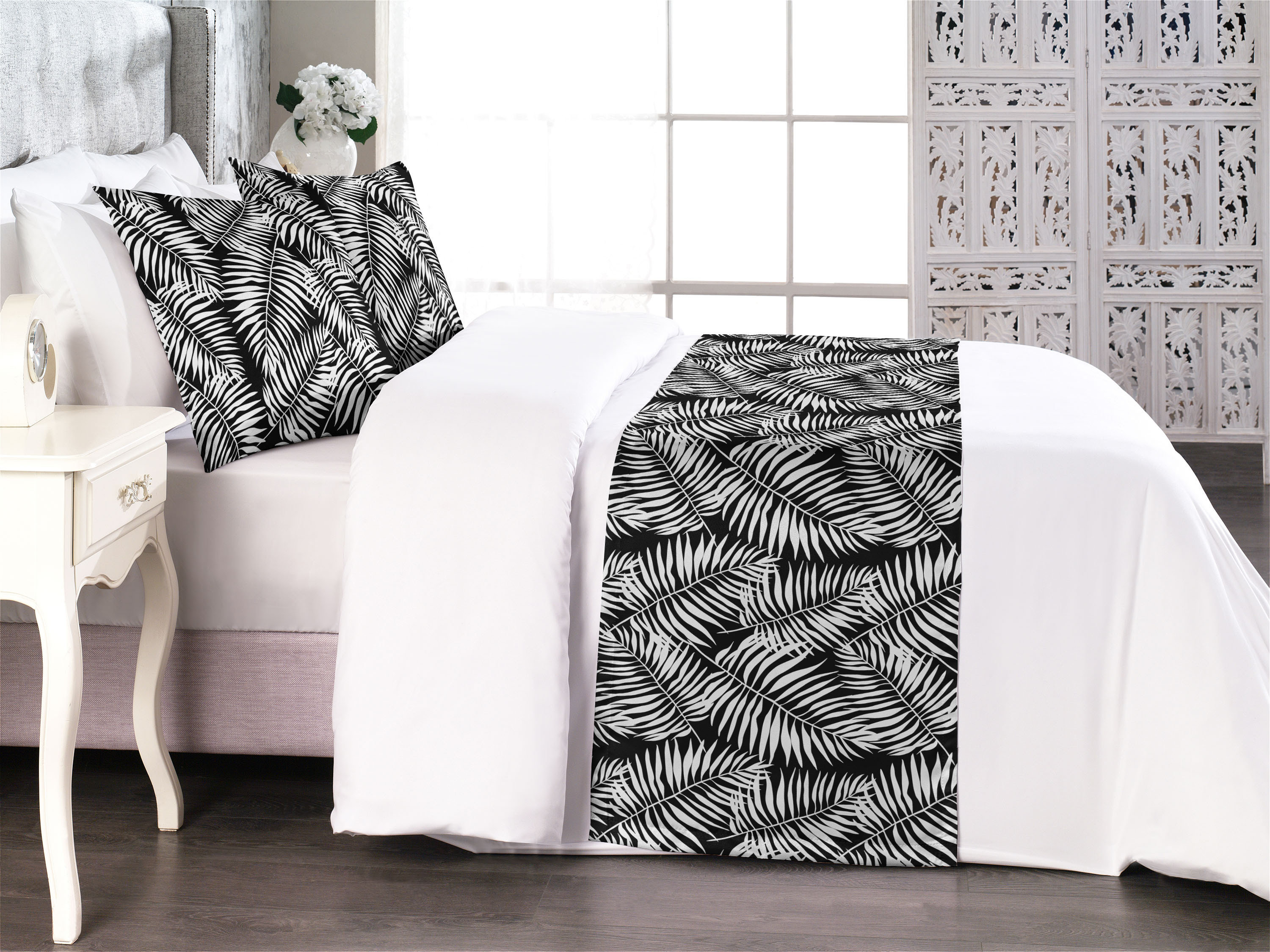 Ambesonne Satin Bed Runner Set | Wayfair