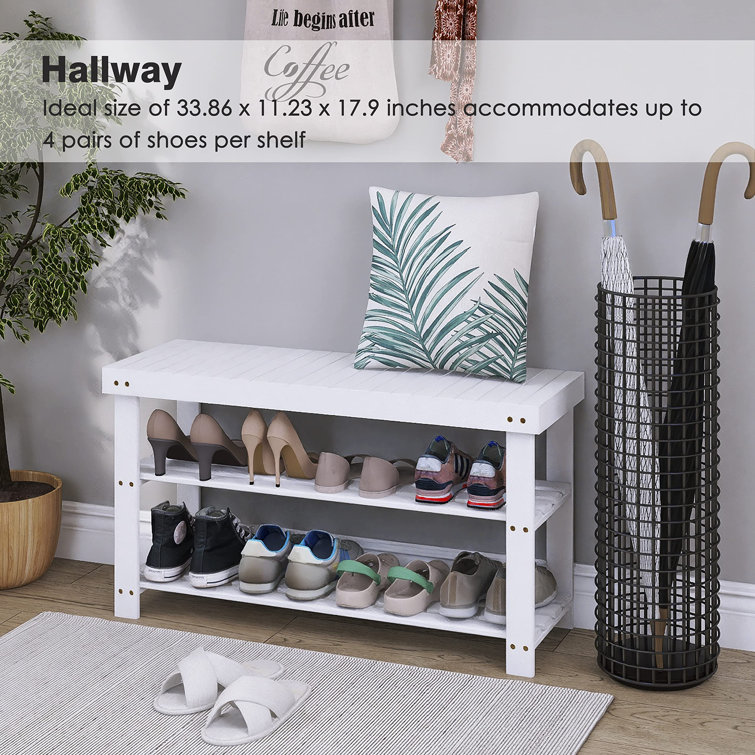 Rebrilliant 2 Tier Storage Bench | Wayfair.co.uk