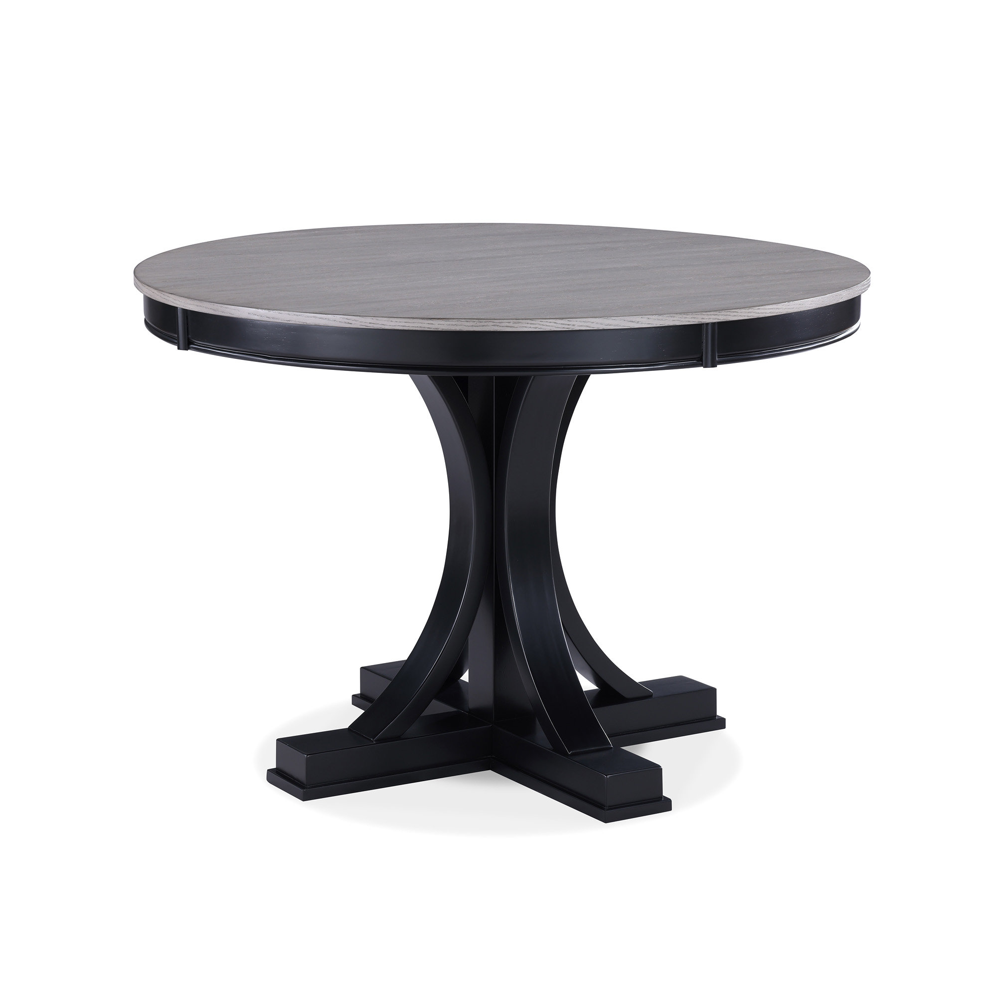 Ophelia & Co. Charming Wooden Round Dining Table With Sturdy ...