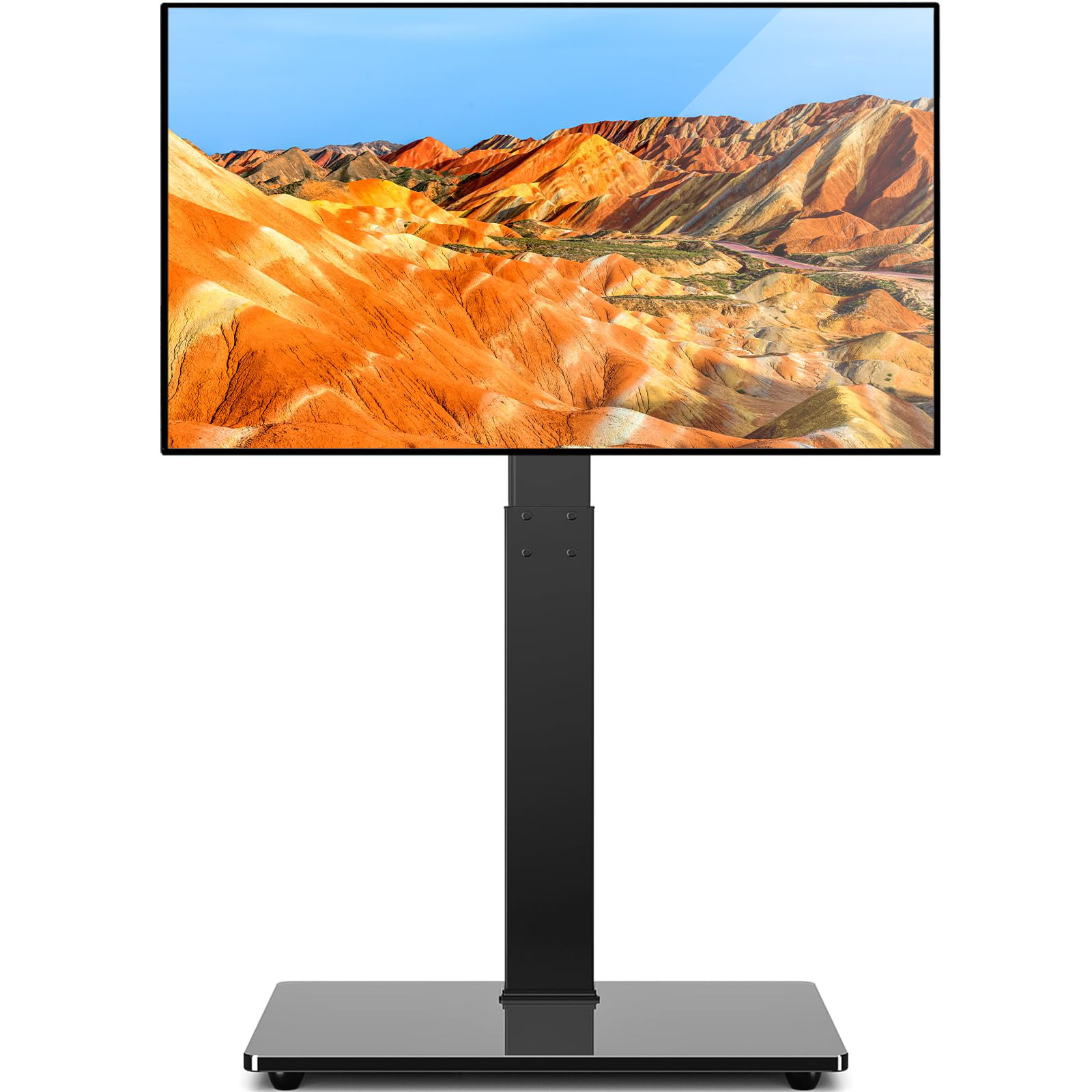 Symple Stuff Universal Floor TV Stand, 110 Lbs Weight Capacity, With ...