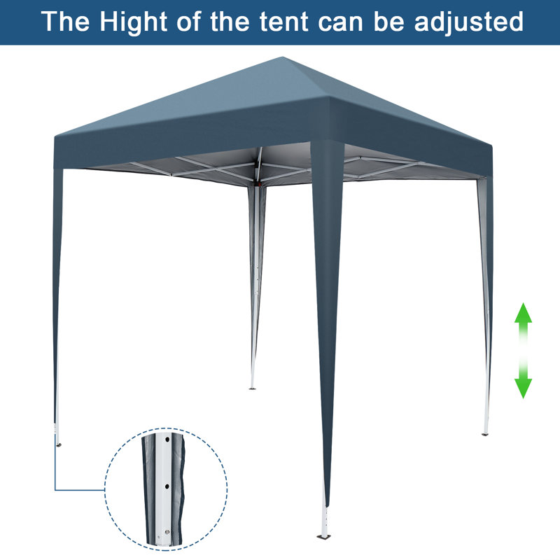 Outopee 6.5 Ft. W x 6.5 Ft. D Steel Pop-Up Party Tent Canopy & Reviews ...