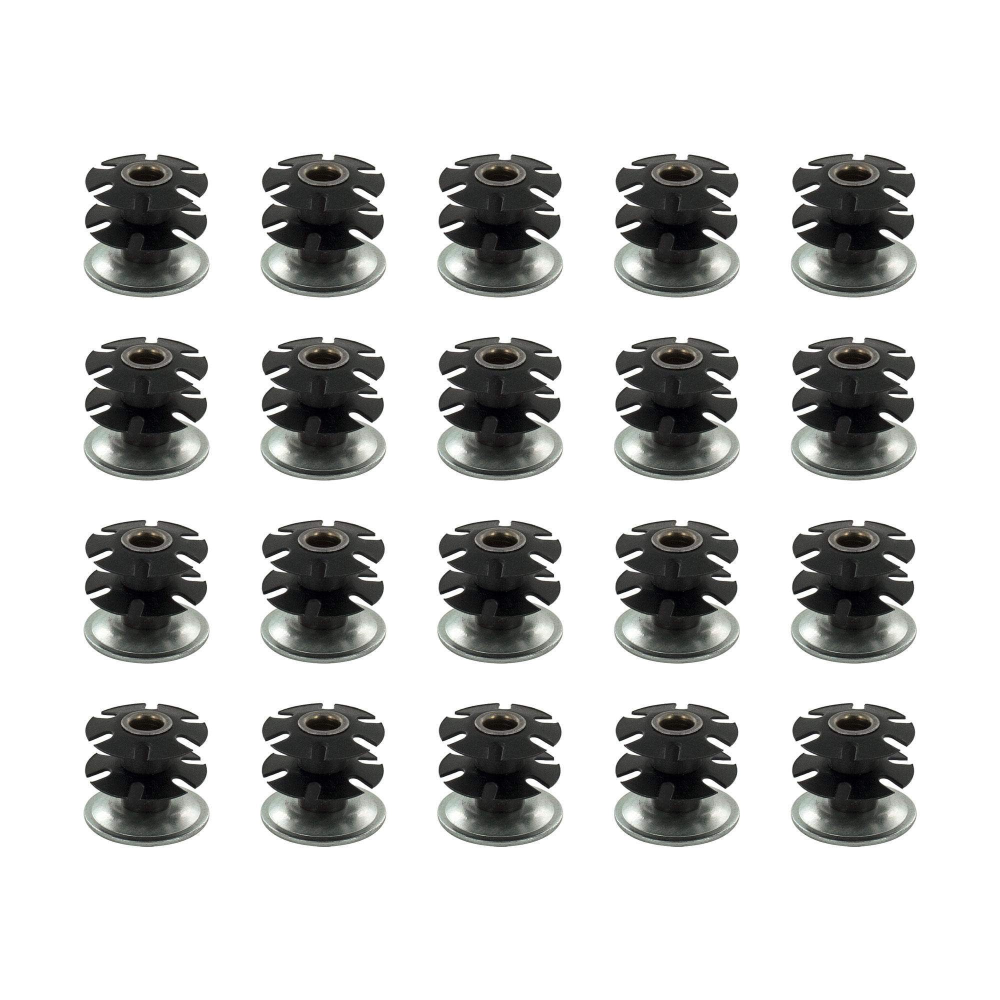 Outwater Industries Double Star Threaded Caster Insert | Heat Treated ...
