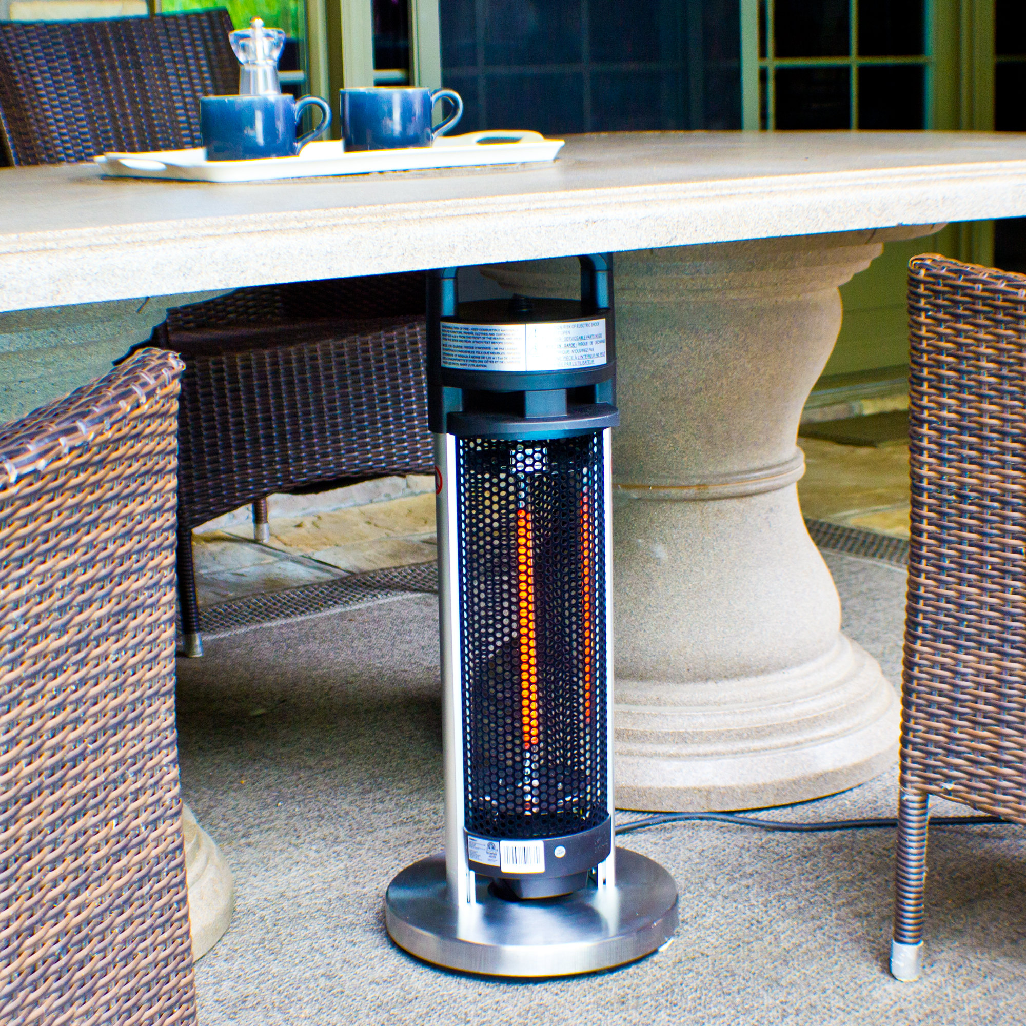 EnerG+ 4 Seasons 900 Watt Electric Standing Patio Heater & Reviews ...