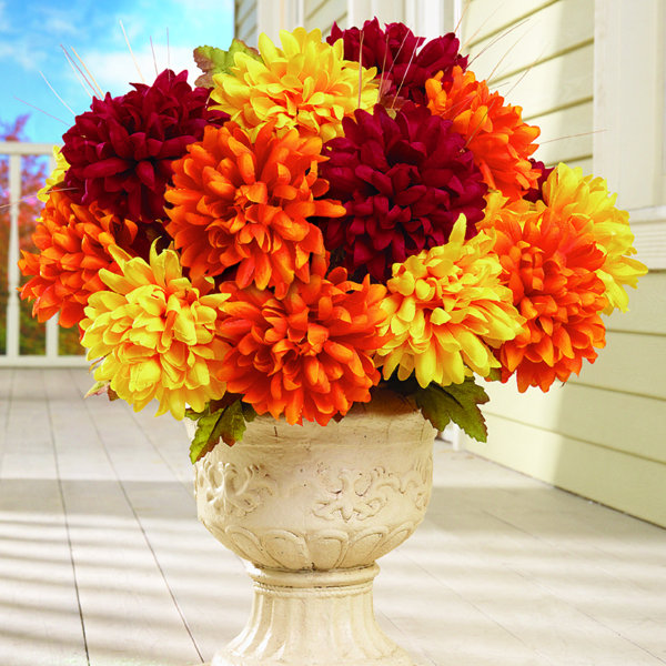 One Allium Way® Mum Stems, Bushes, And Sprays Arrangement | Wayfair