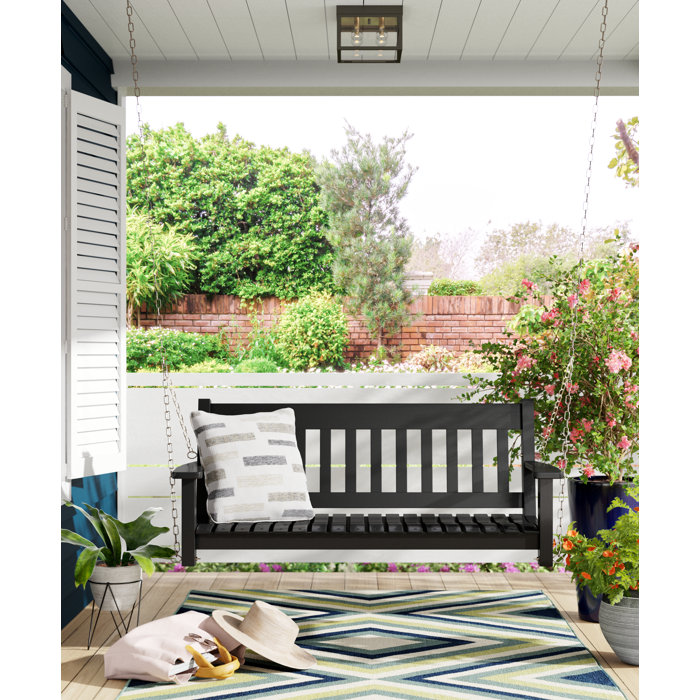 George Oliver Turnbow Geometric Green Indoor / Outdoor Area Rug ...