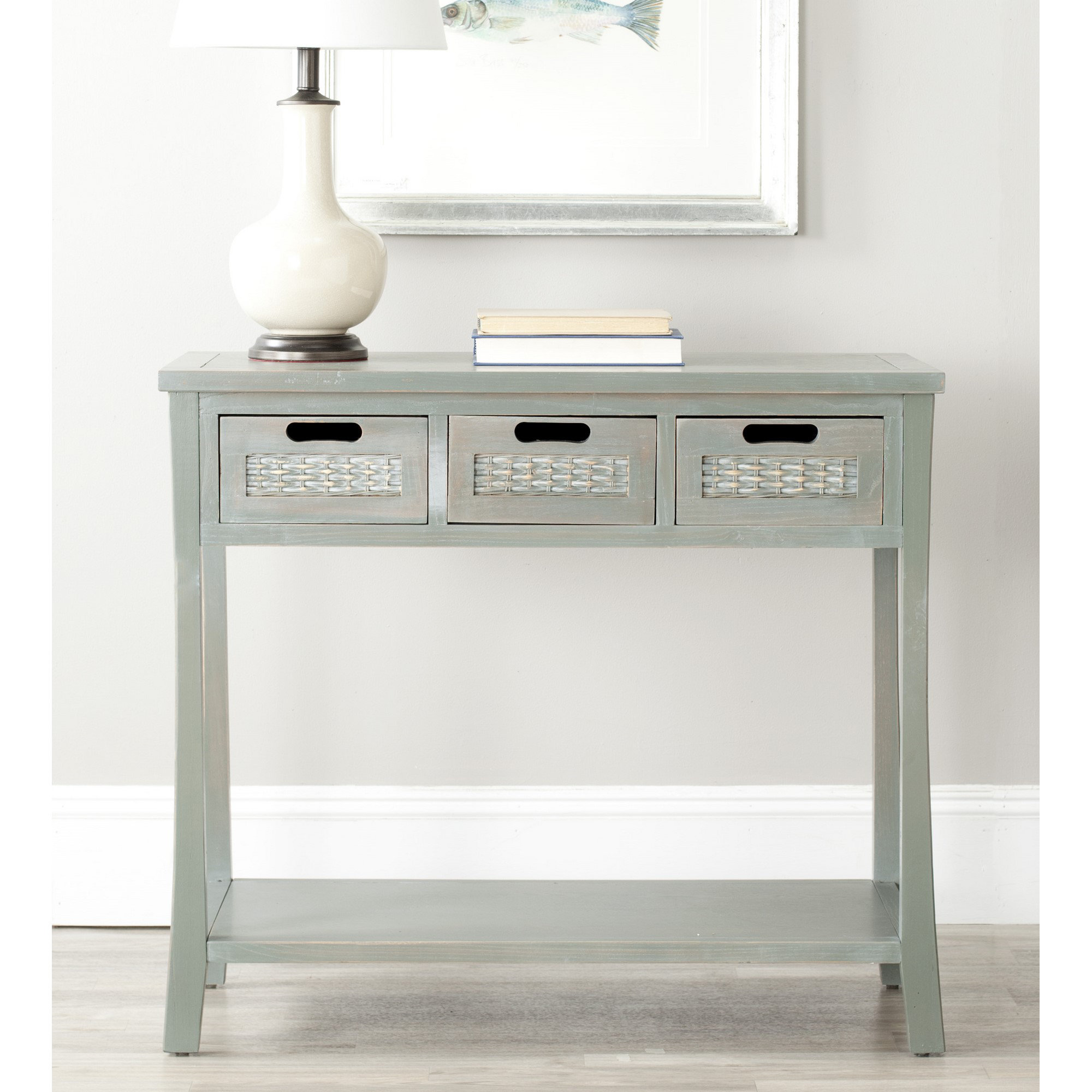 August Grove® 34" Solid Wood Console Table & Reviews | Wayfair