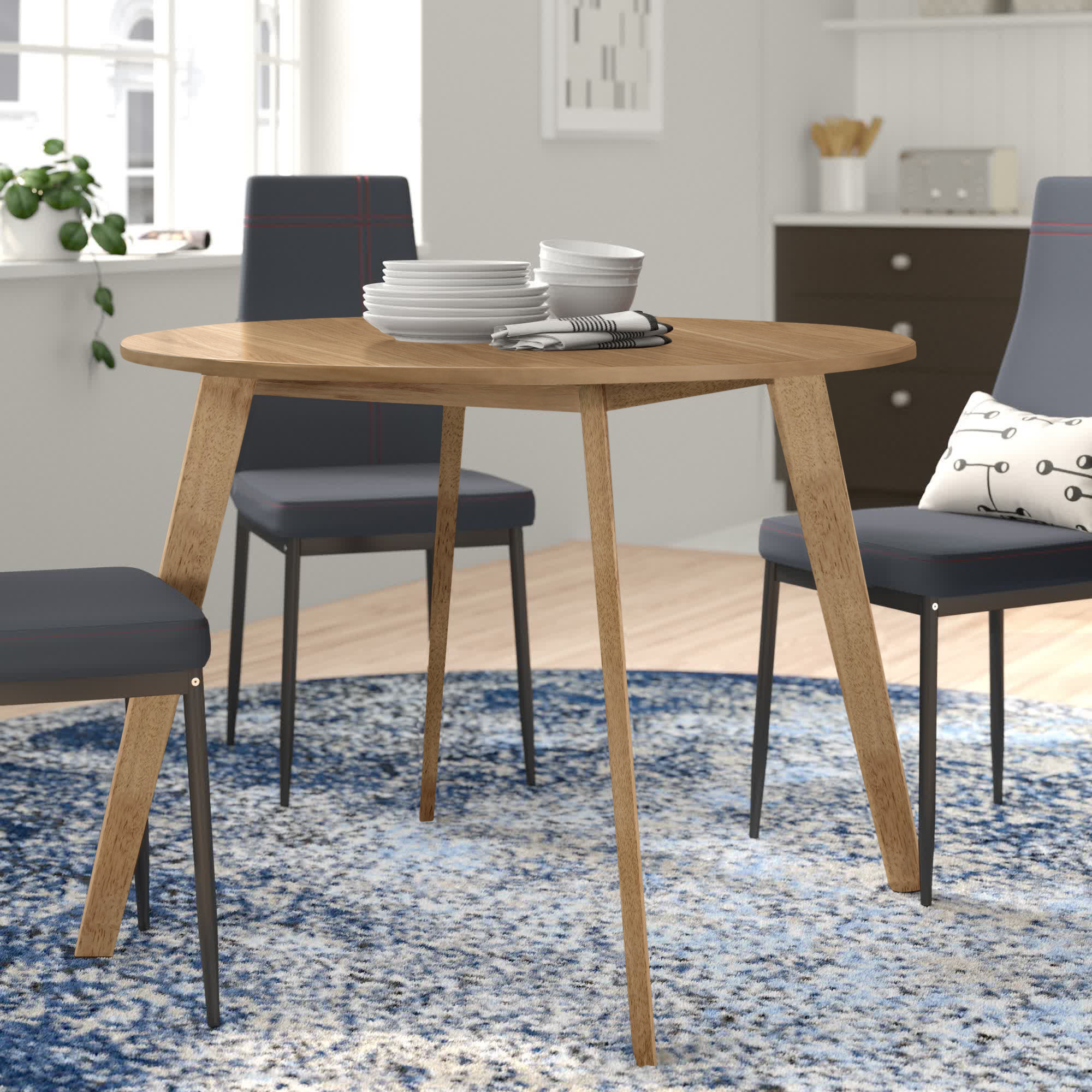 Zipcode Design™ Aquin Round Dining Table & Reviews | Wayfair