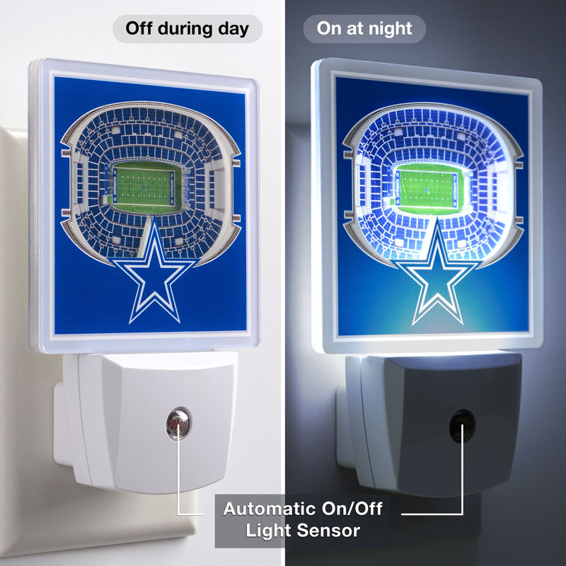 YouTheFan NFL Dallas Cowboys Stadium View Night Light | Wayfair