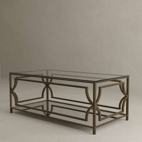 Willa Arlo Interiors Vandervoort Coffee Table - 18" H x 47" L x 24" D ...
