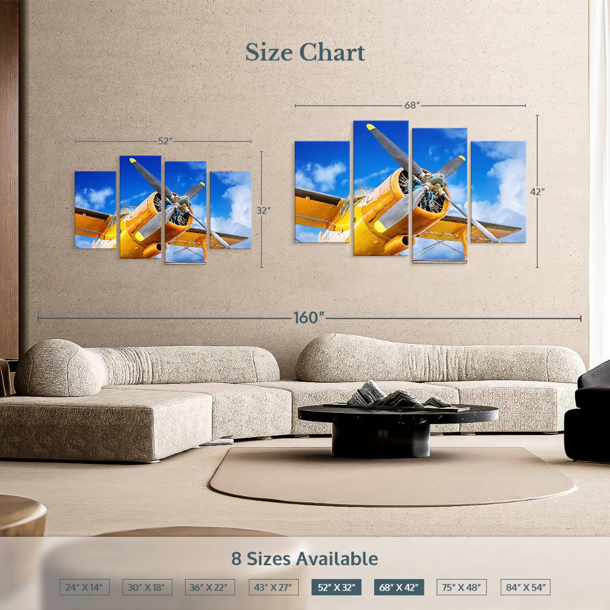 Elephant Stock Yellow Propeller Plane | Wayfair