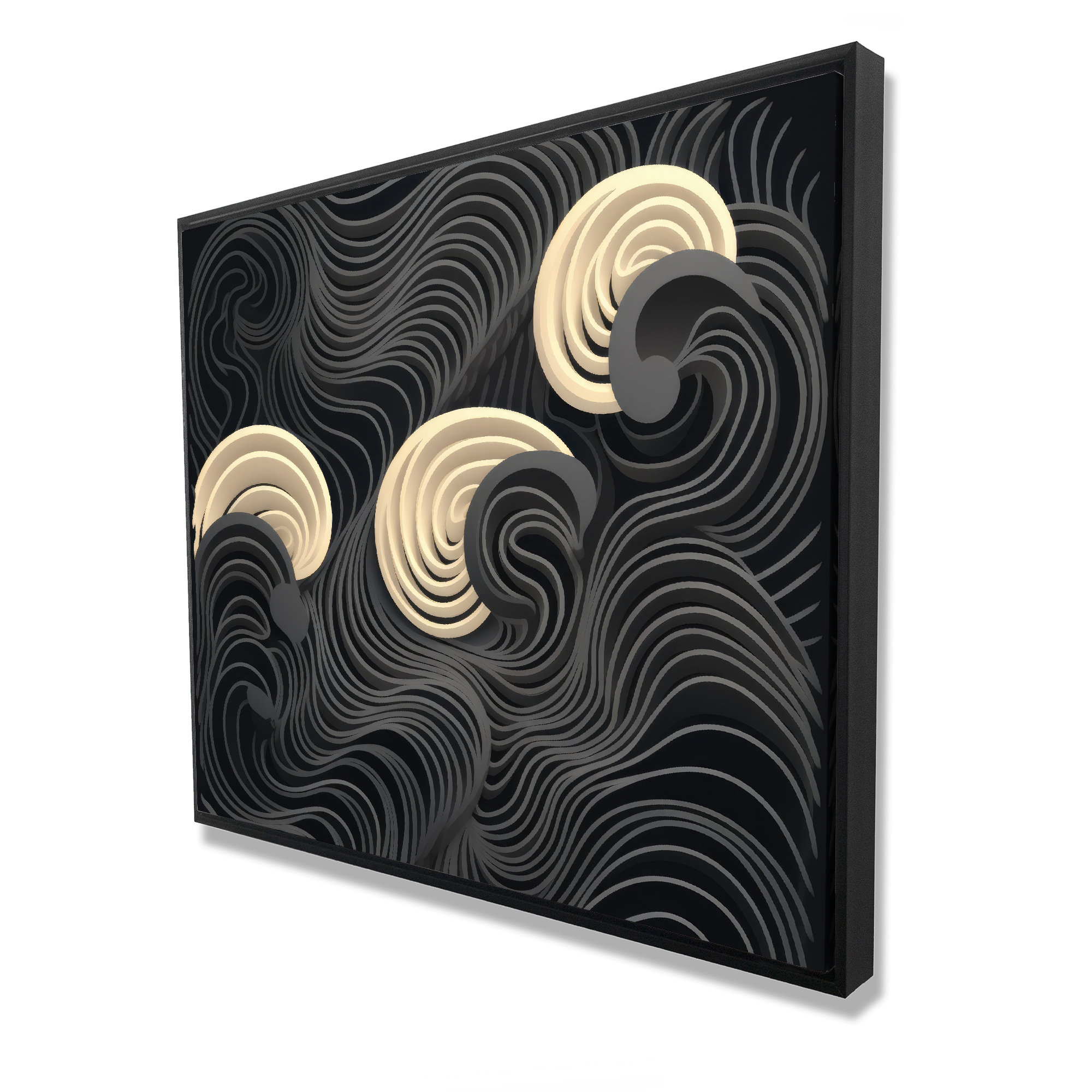 Concius Sales Layers - 48"x60" Framed canvas | Wayfair