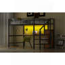 Wrought Studio Full Size Metal Loft Bed With Desk, Storage Staircase ...