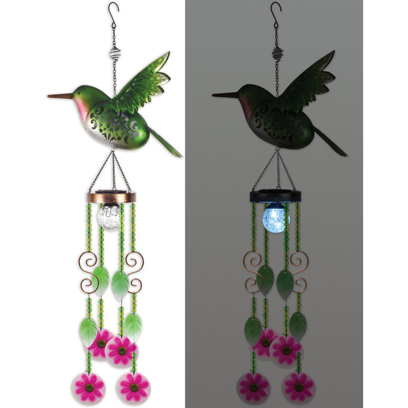 Arlmont & Co. Hummingbird Solar Hanging Buddy | Wayfair