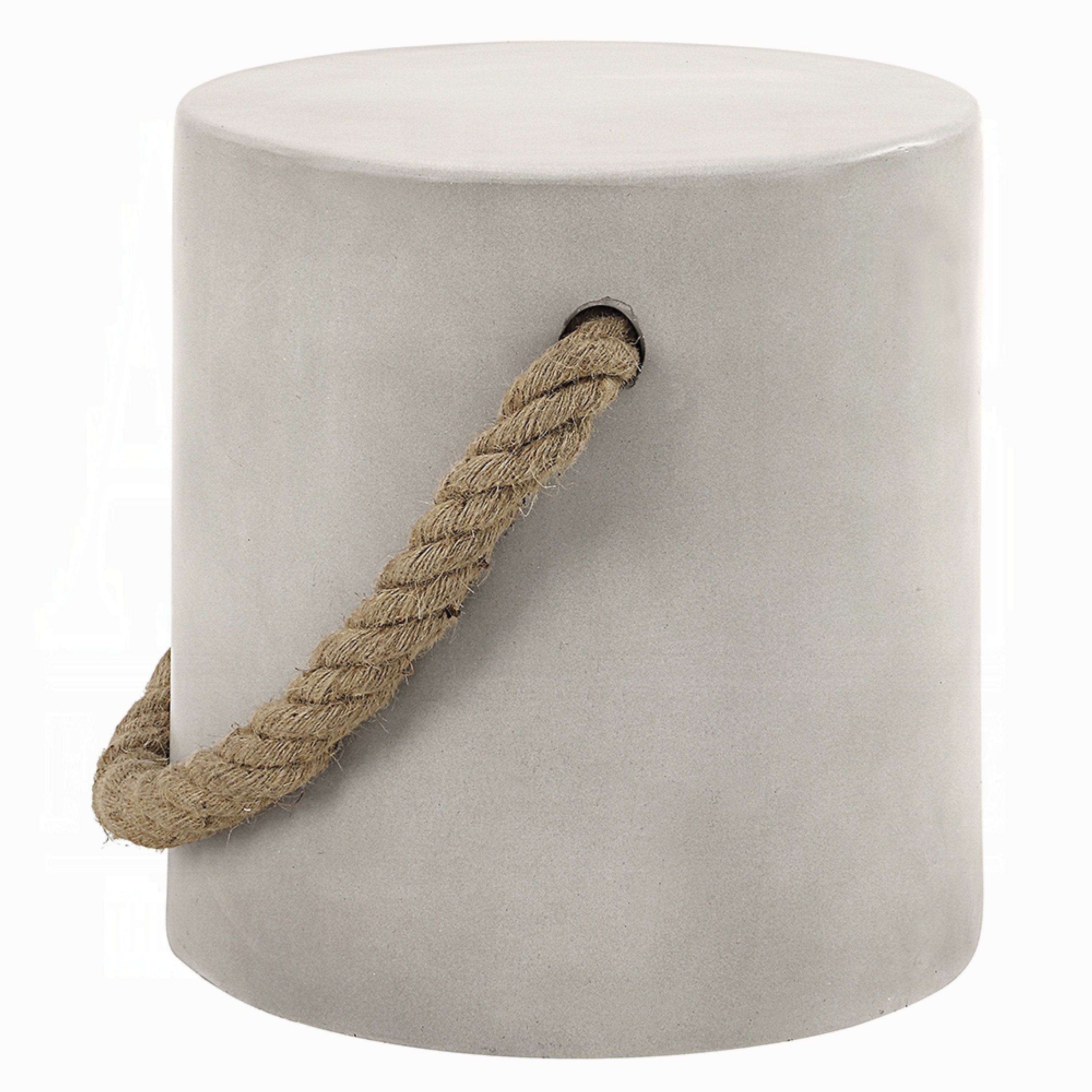 Benjara Rennie Concrete Top End Table | Wayfair
