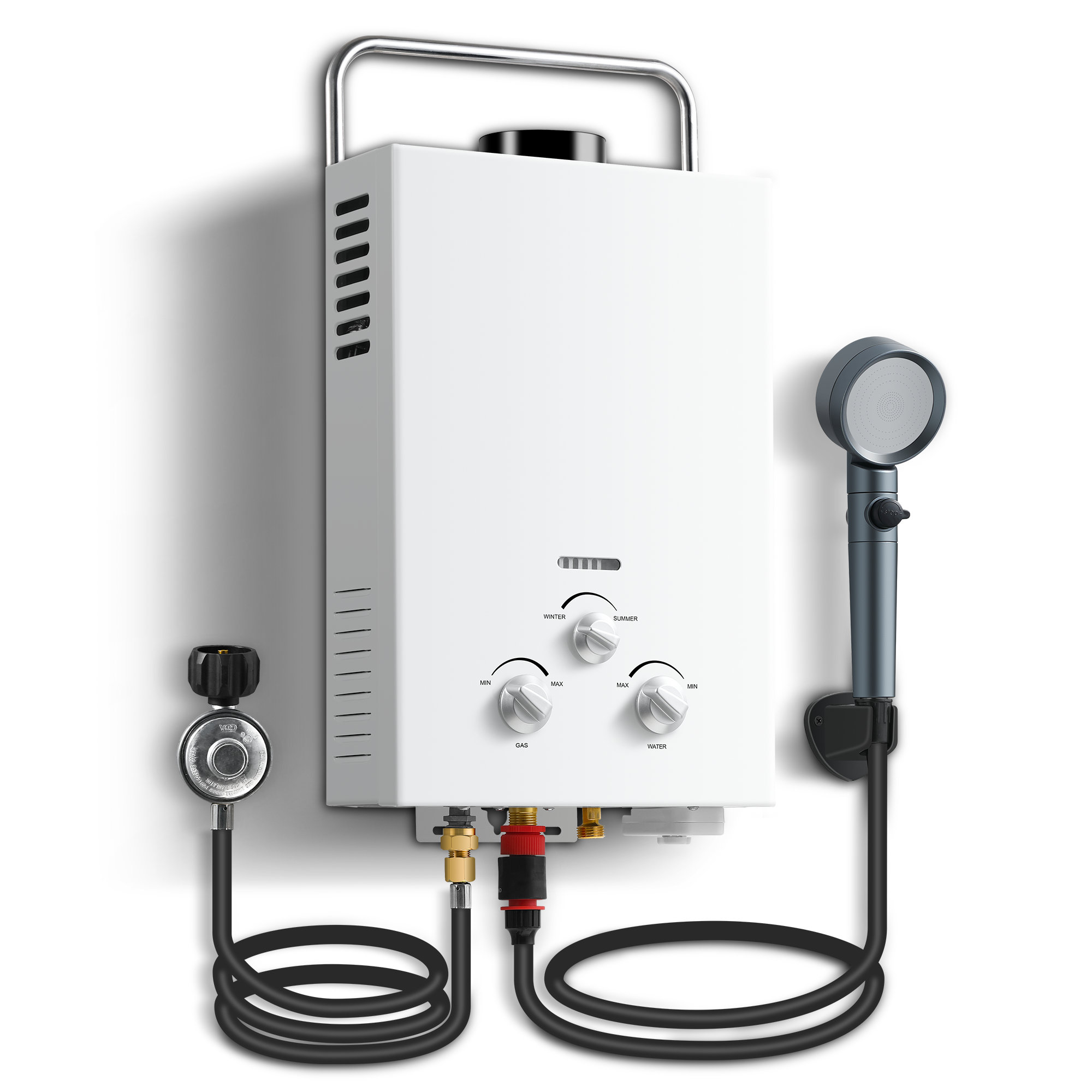 SNDOAS Outdoor Propane Tankless Water Heater - 6L 1.58 Gpm Portable Gas ...