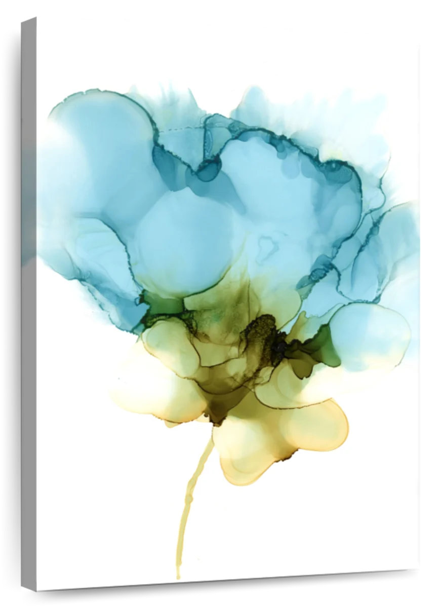 Elephant Stock Blooming Cyan II - Wayfair Canada