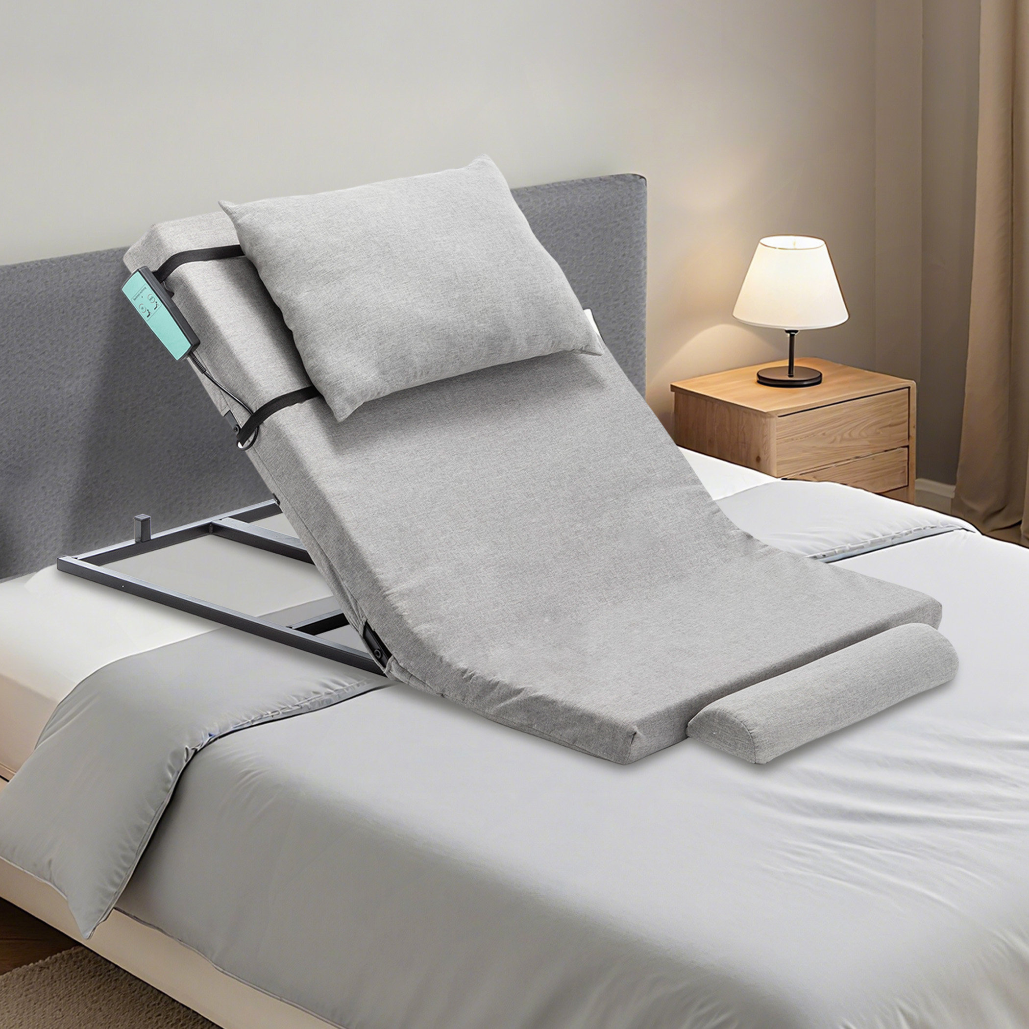 Latitude Run® Electric Adjustable Bed Backrest - 300 Lbs Weight ...