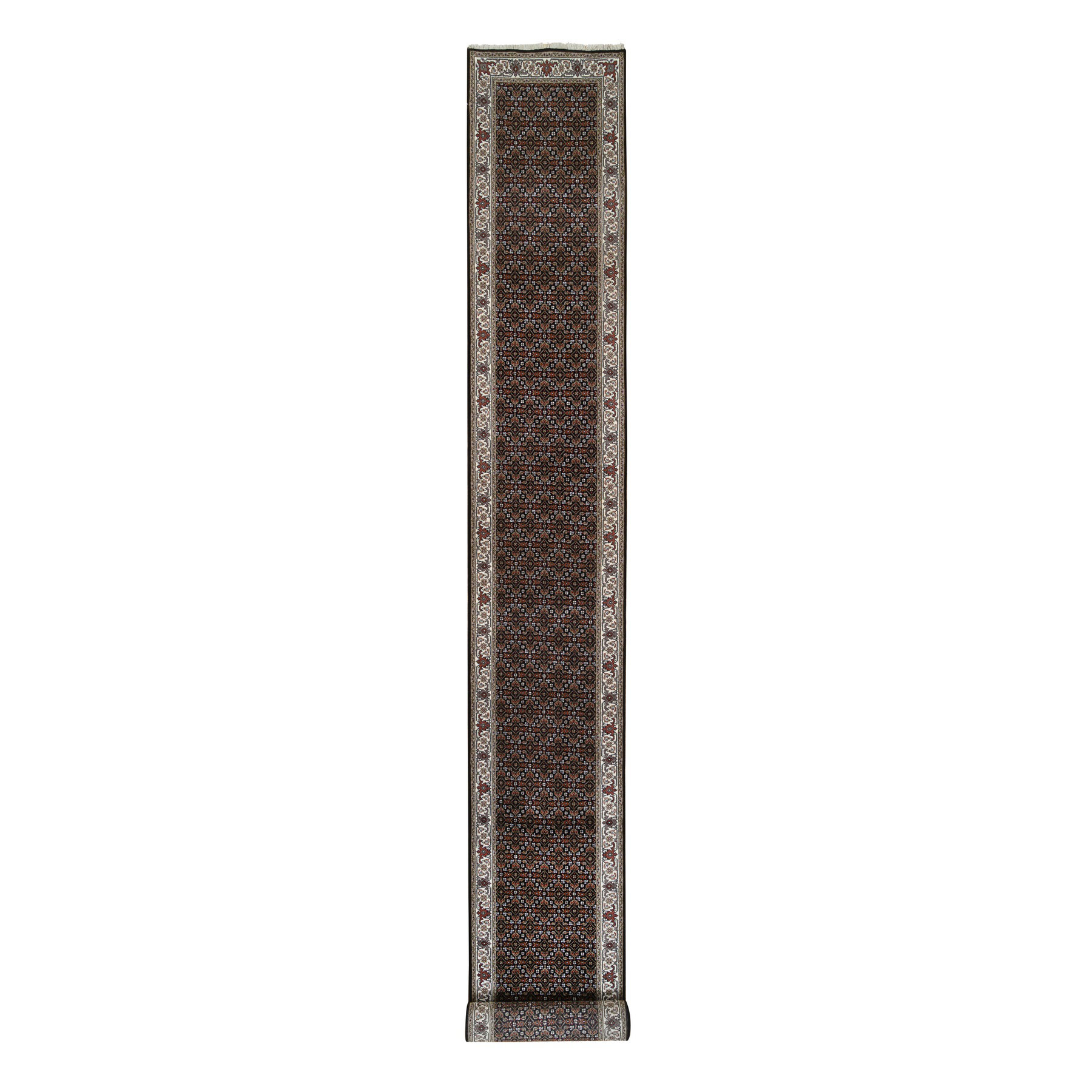 Isabelline Thamim One-of-a-Kind 2'5" X 20' New Age Runner Wool Area Rug ...