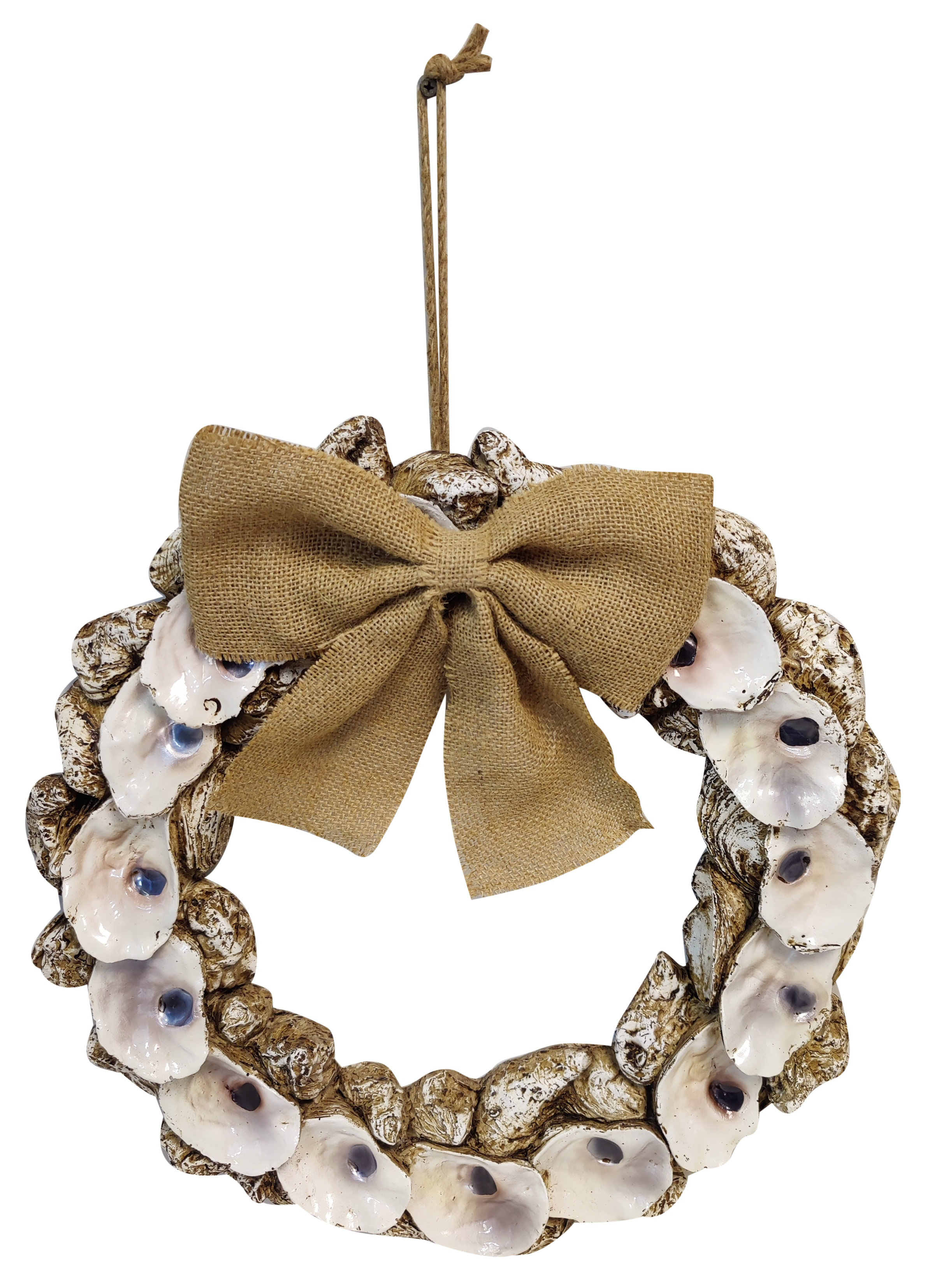 oyster shell wreath