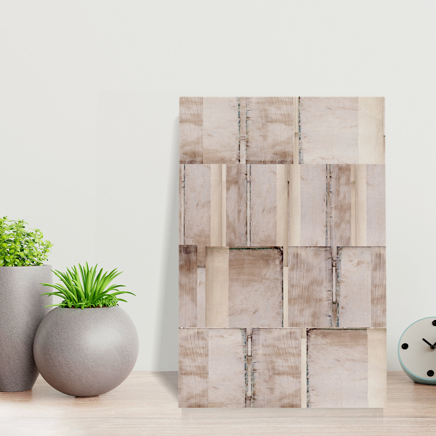 Wrought Studio™ Muted Geometry Of Fragmented Spaces I - Abstract ...