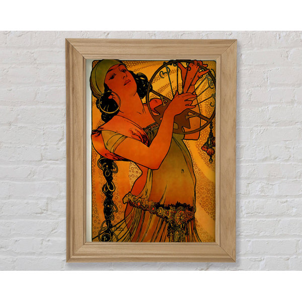 Bright Star Alphonse Mucha Solome - Single Picture Frame Art Print ...