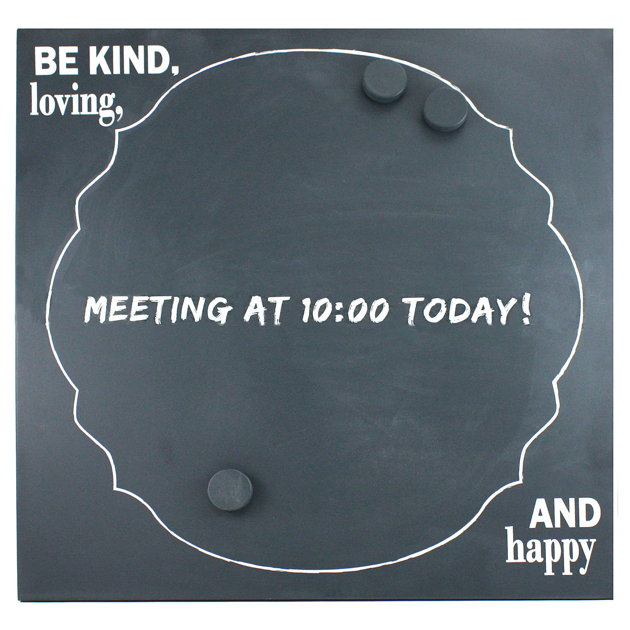 Fetco Home Decor Dasher Be Kind Loving and Happy 1' 8" x 1' 8 ...