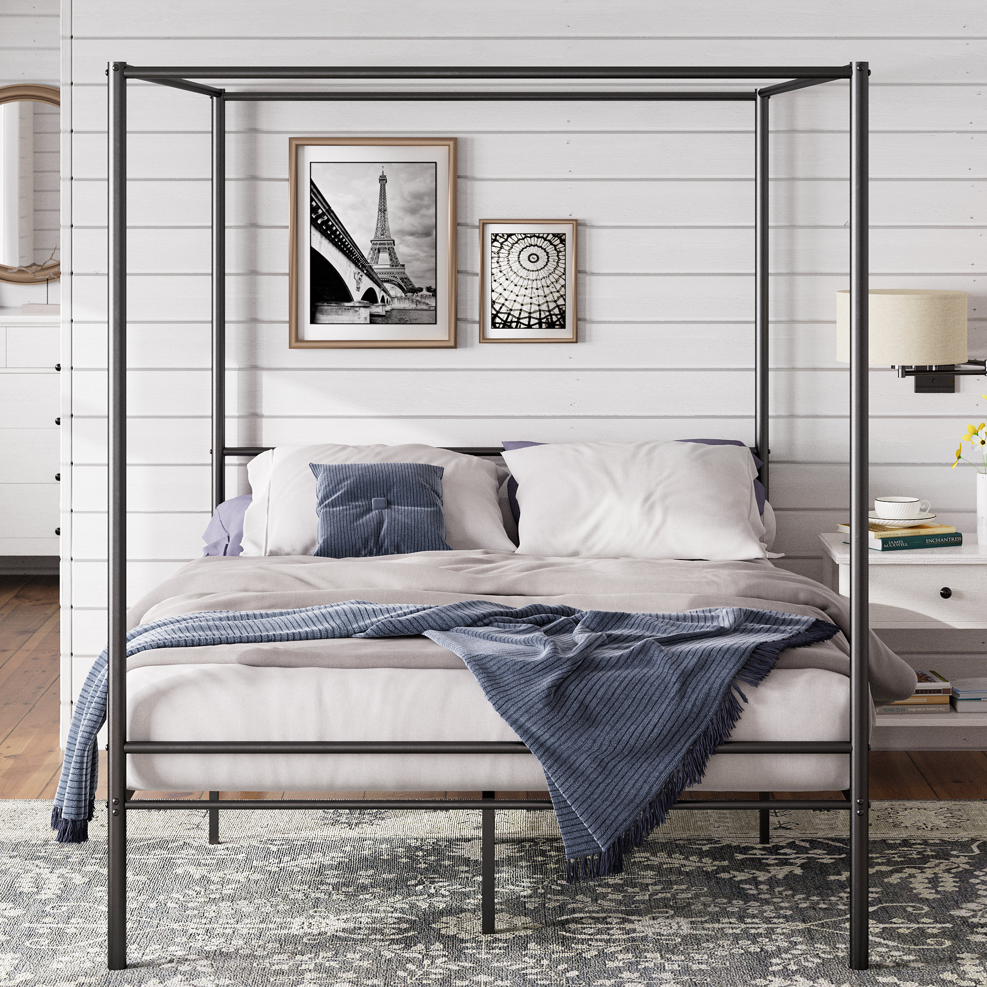 Wade Logan® Aubrea Canopy Bed & Reviews | Wayfair