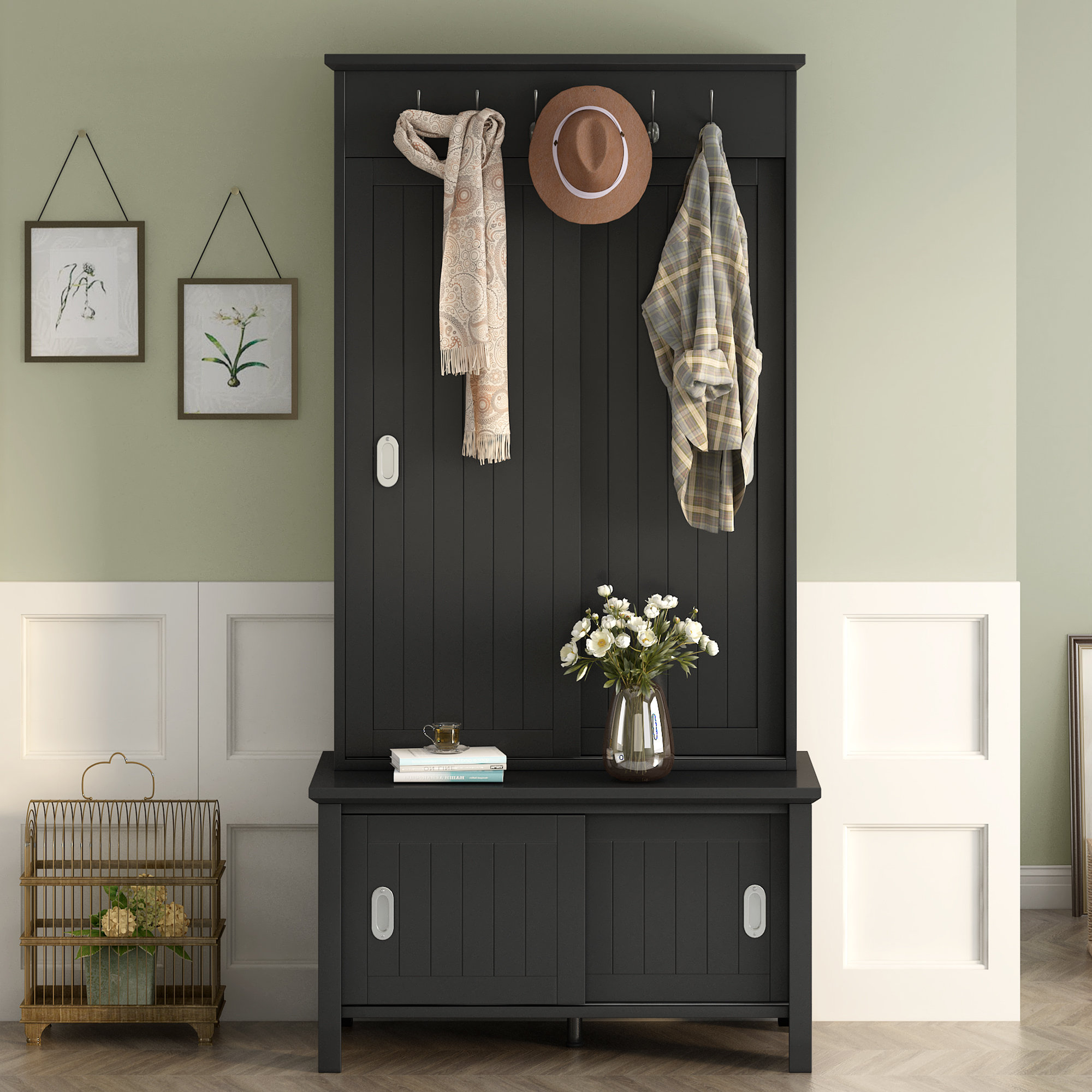 Inbox Zero Mahalah 24.18'' Wide 7 - Shelf Storage Cabinet | Wayfair
