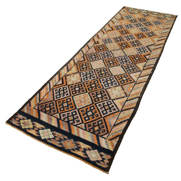 Gracie Oaks Sofian Vintage Hand Woven Hand Knotted 90 X 305 Area Rug ...