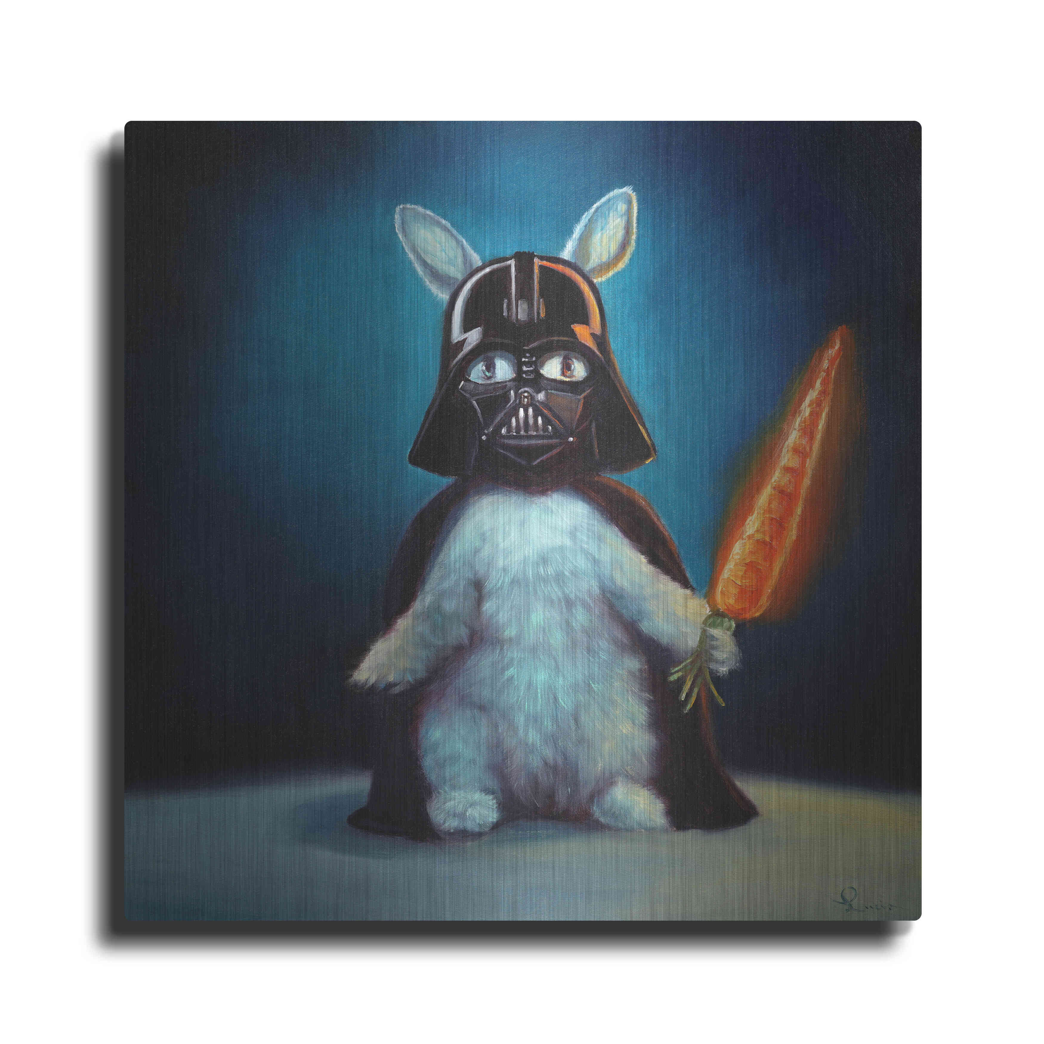 Trinx " Bunny Vader " by Lucia Heffernan Painting Print - Wayfair Canada