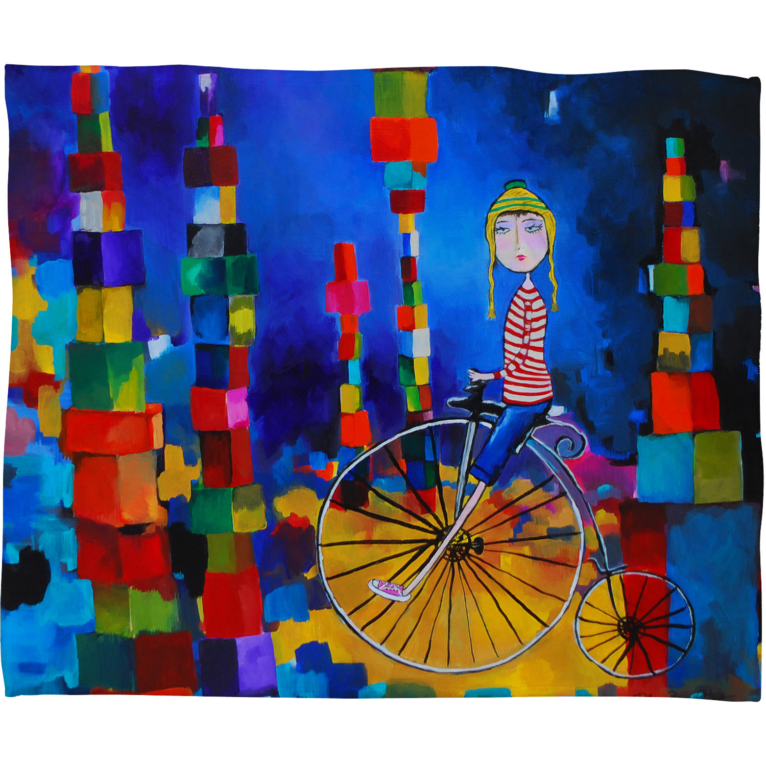 Deny Designs Out of Bounds Fleece Throw & Reviews | Wayfair