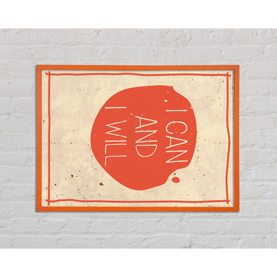 Happy Larry I Can and I Will - Single Picture Frame Typography ...