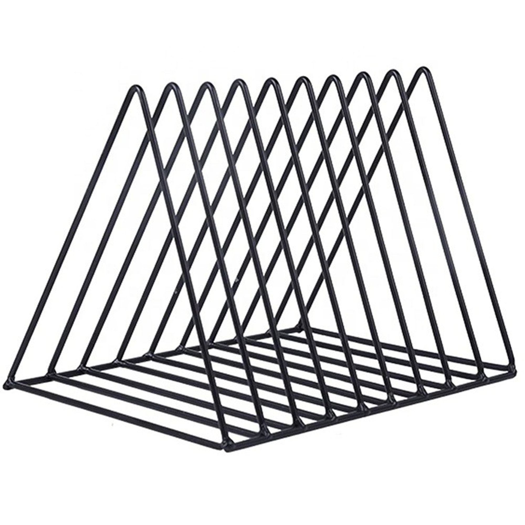 Hokku Designs Triangle Metal Frame Magazine Holder – 11" W X 8" H X 9 ...