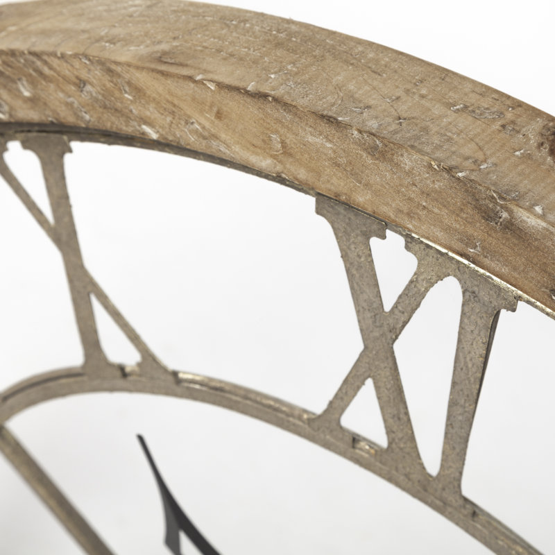 Williston Forge Aekjot Solid Wood Wall Clock & Reviews | Wayfair
