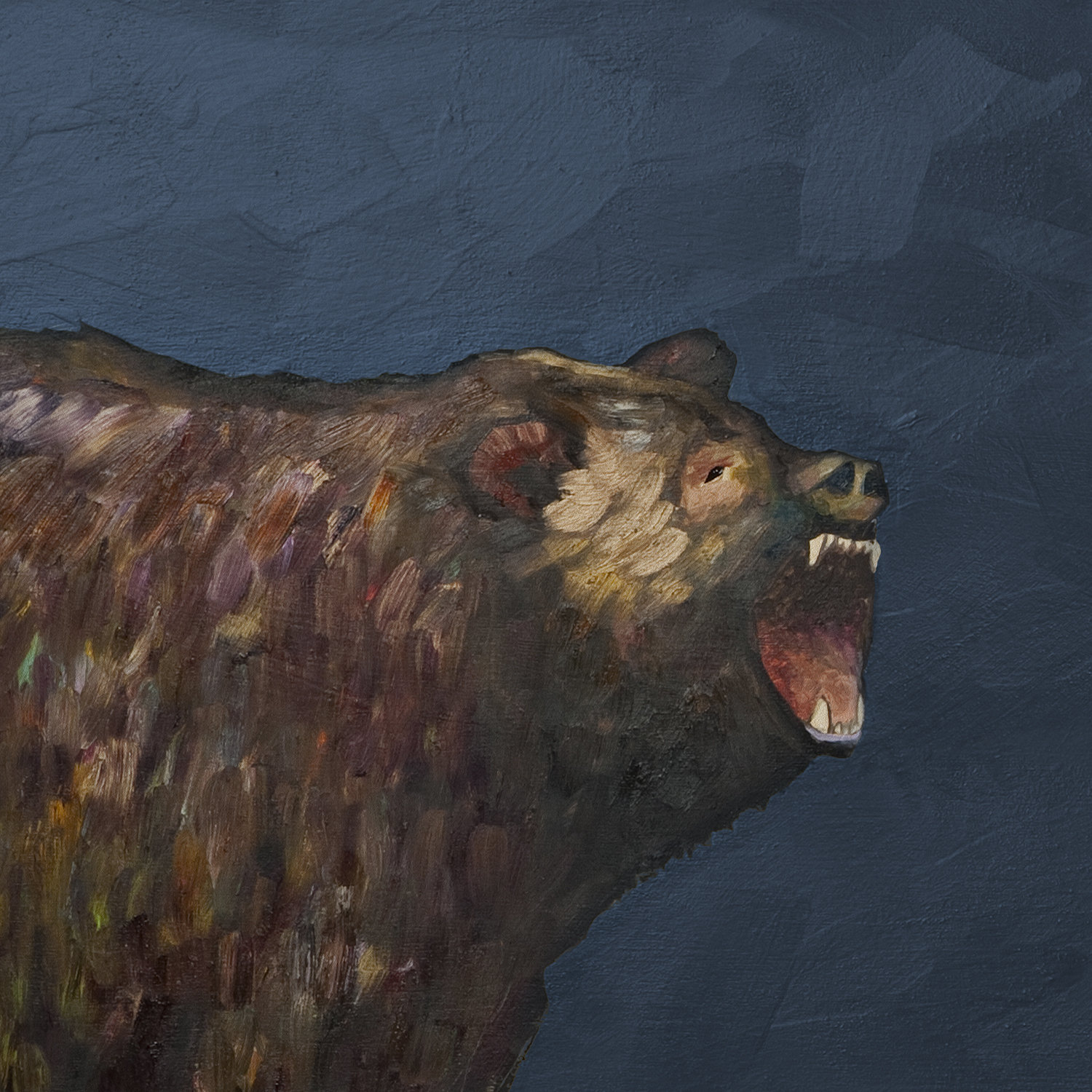 Loon Peak® Grizzly Roar by Eli Halpin - Wrapped Canvas Painting Print ...