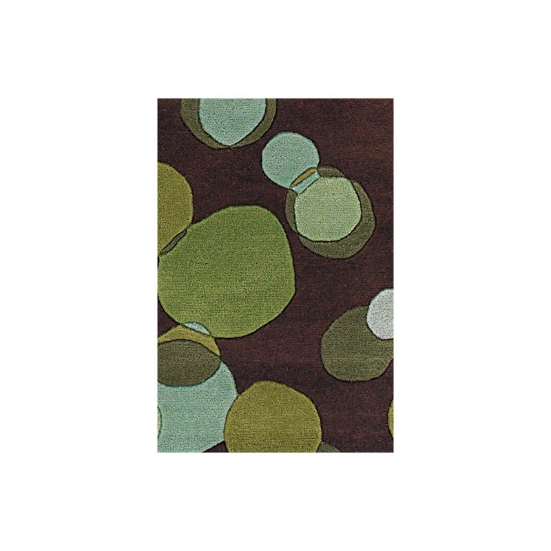 Brayden Studio® Samual Green/Brown Area Rug | Wayfair