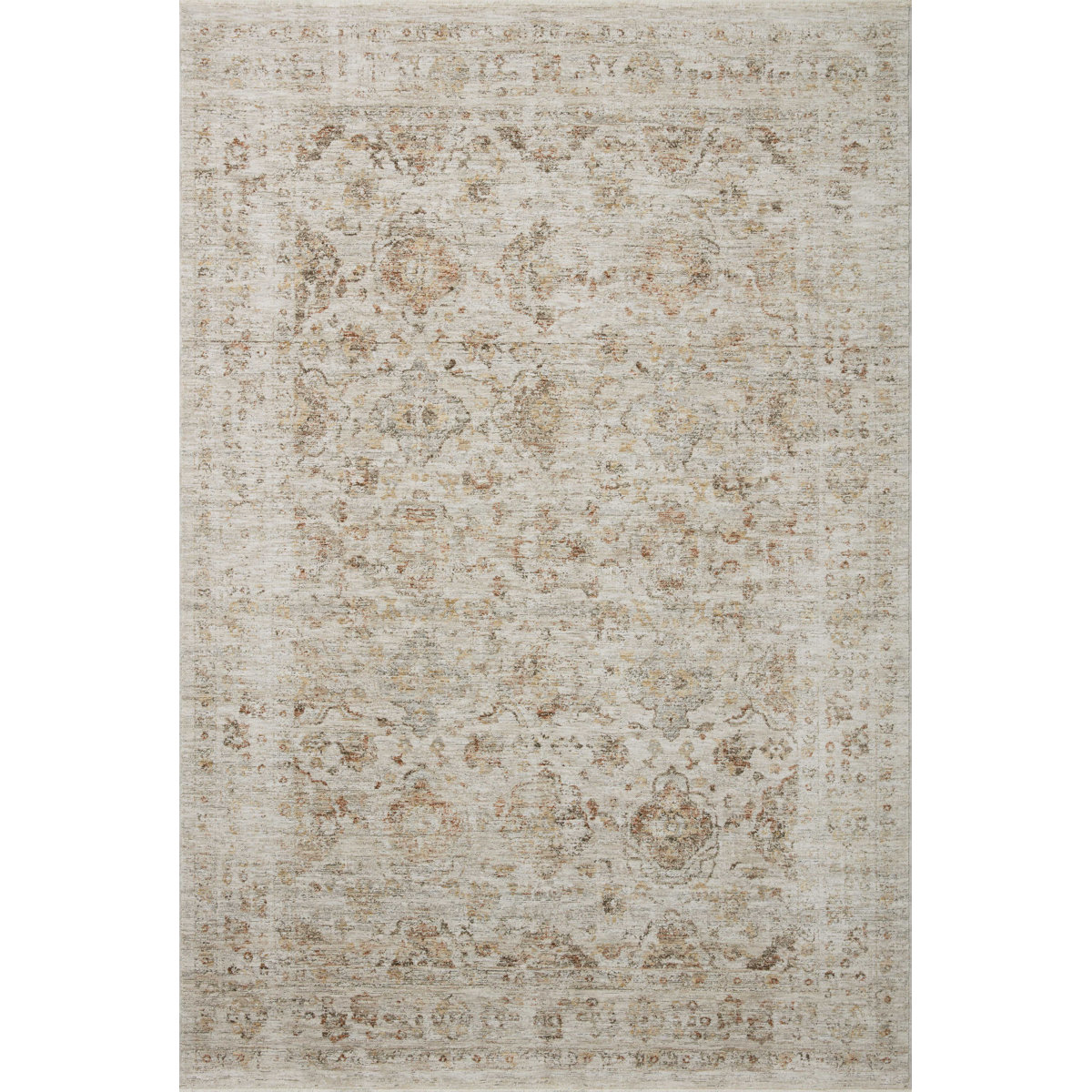 Amber Lewis x Loloi Honora Beige / Spice Area Rug & Reviews | Wayfair