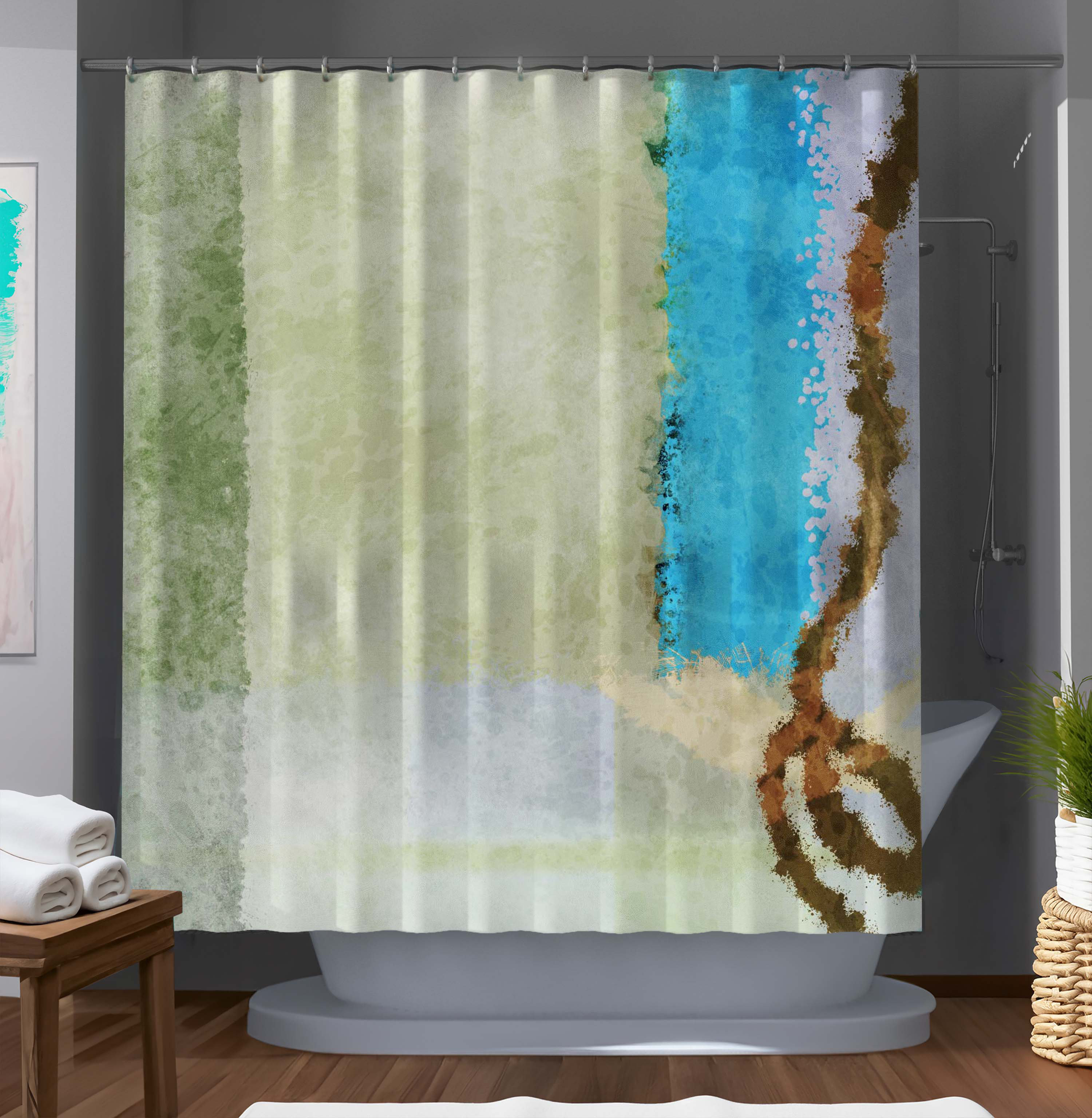 East Urban Home Mouthwatering Outrageous Shower Curtain | Wayfair