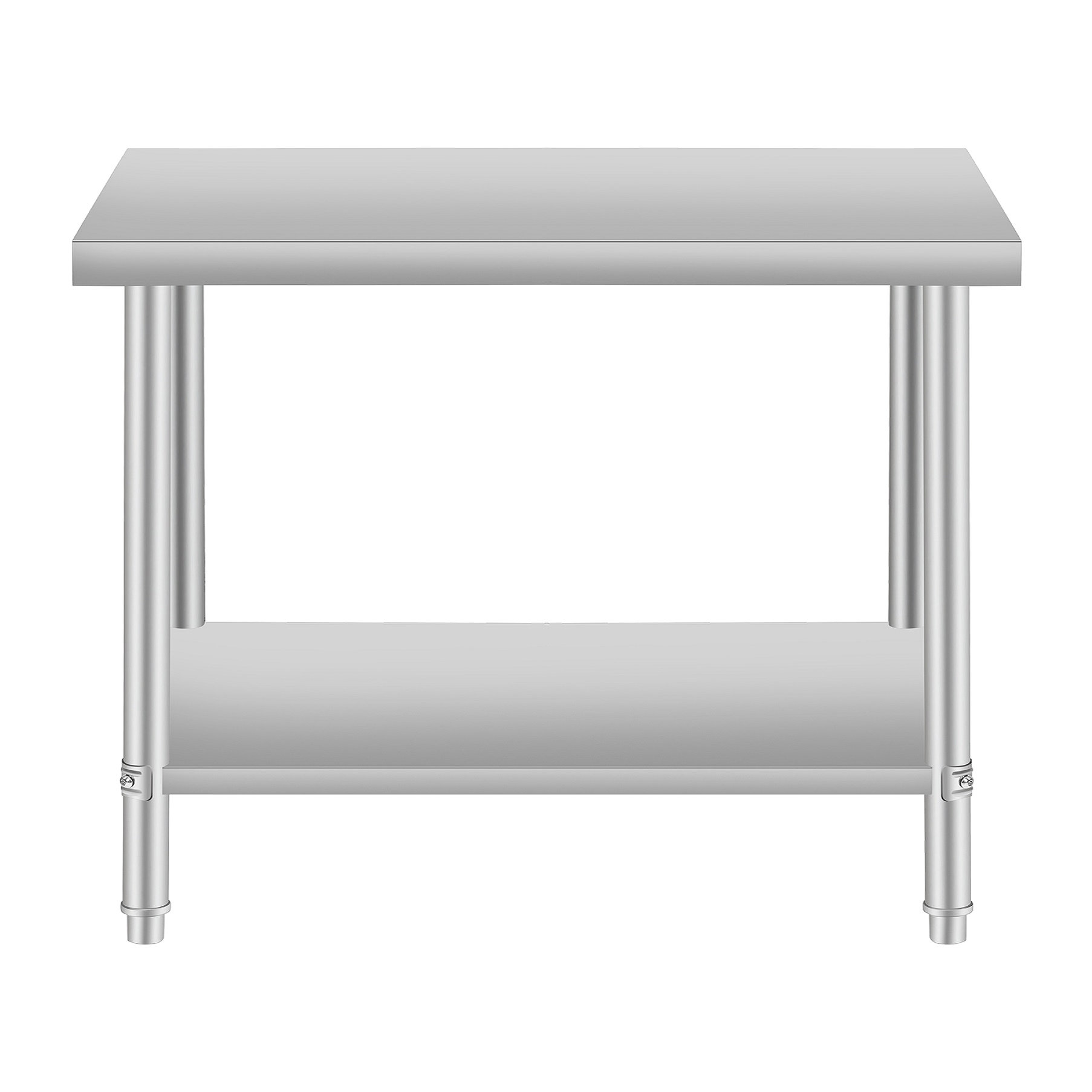 Wrought Studio 36''X24'' Stainless Steel Commercial Work Table With ...