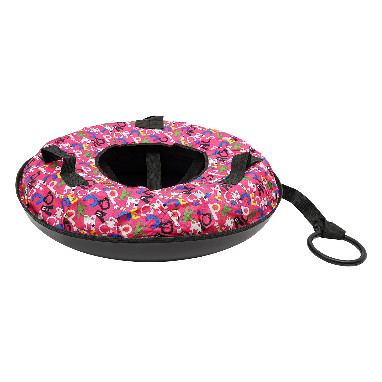 JOYDING Heavy-Duty Oxford Cloth Inflatable Sledding Tube Snow Sleds For ...