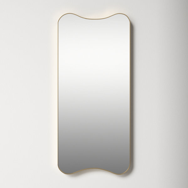 AllModern Mayu Metal Rectangular Mirror | Wayfair
