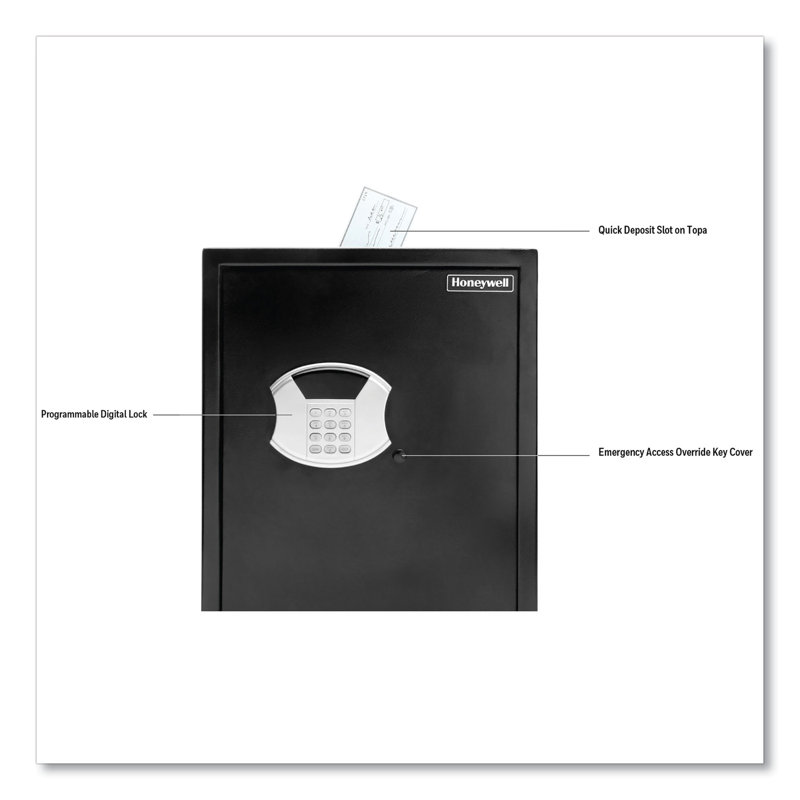 Honeywell Dial Lock Security Safe with Depository Slot 2.85 CuFt | Wayfair