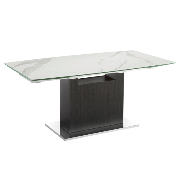 Casabianca Furniture Olivia Extendable Marble Dining Table | Wayfair