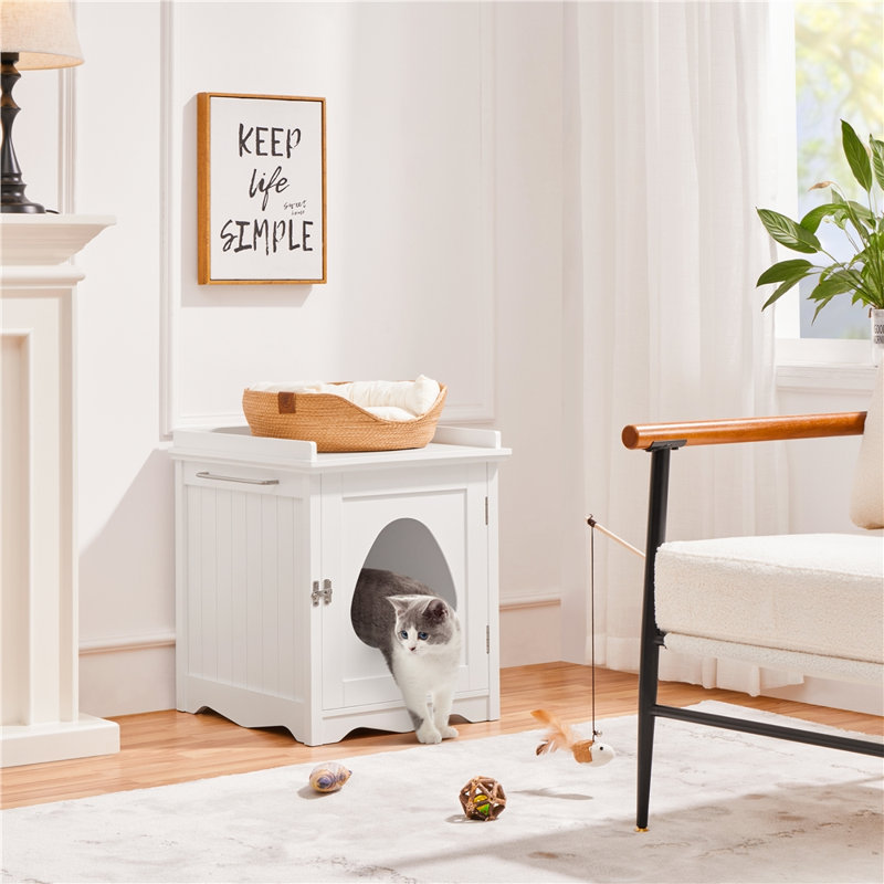 Red Barrel Studio® Sally-Anne Litter Box Enclosure & Reviews | Wayfair