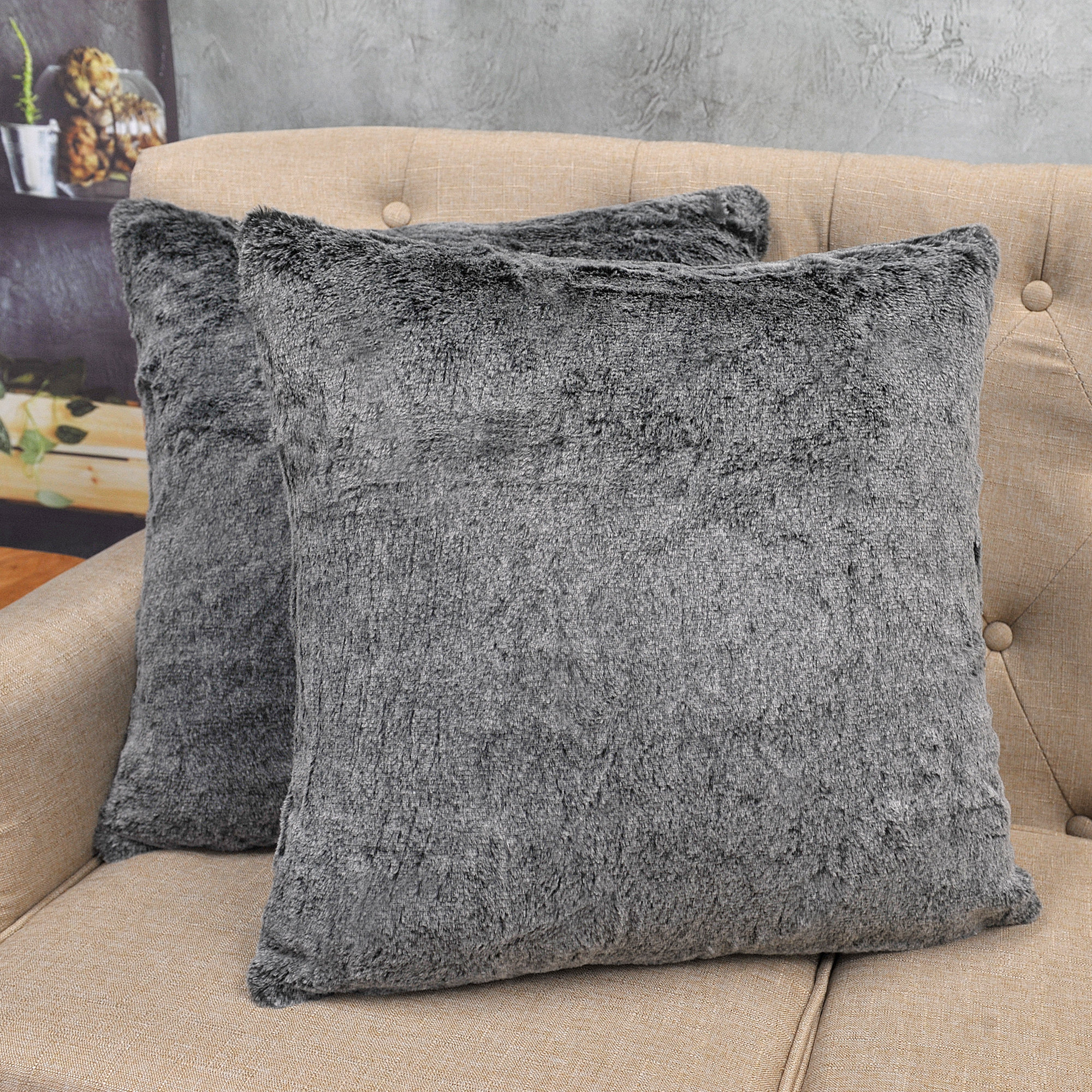 Home Soft Things Tip Dyeing Light Square Pillow Cover | Wayfair