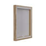 Ivy Bronx Terracotta & Grey Abstract Framed Floater Canvas Wall Art by ...