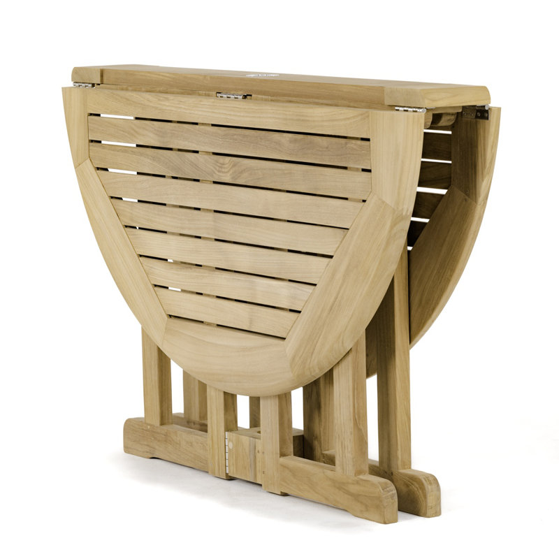 Westminster Teak Round 48" Folding Table | Wayfair