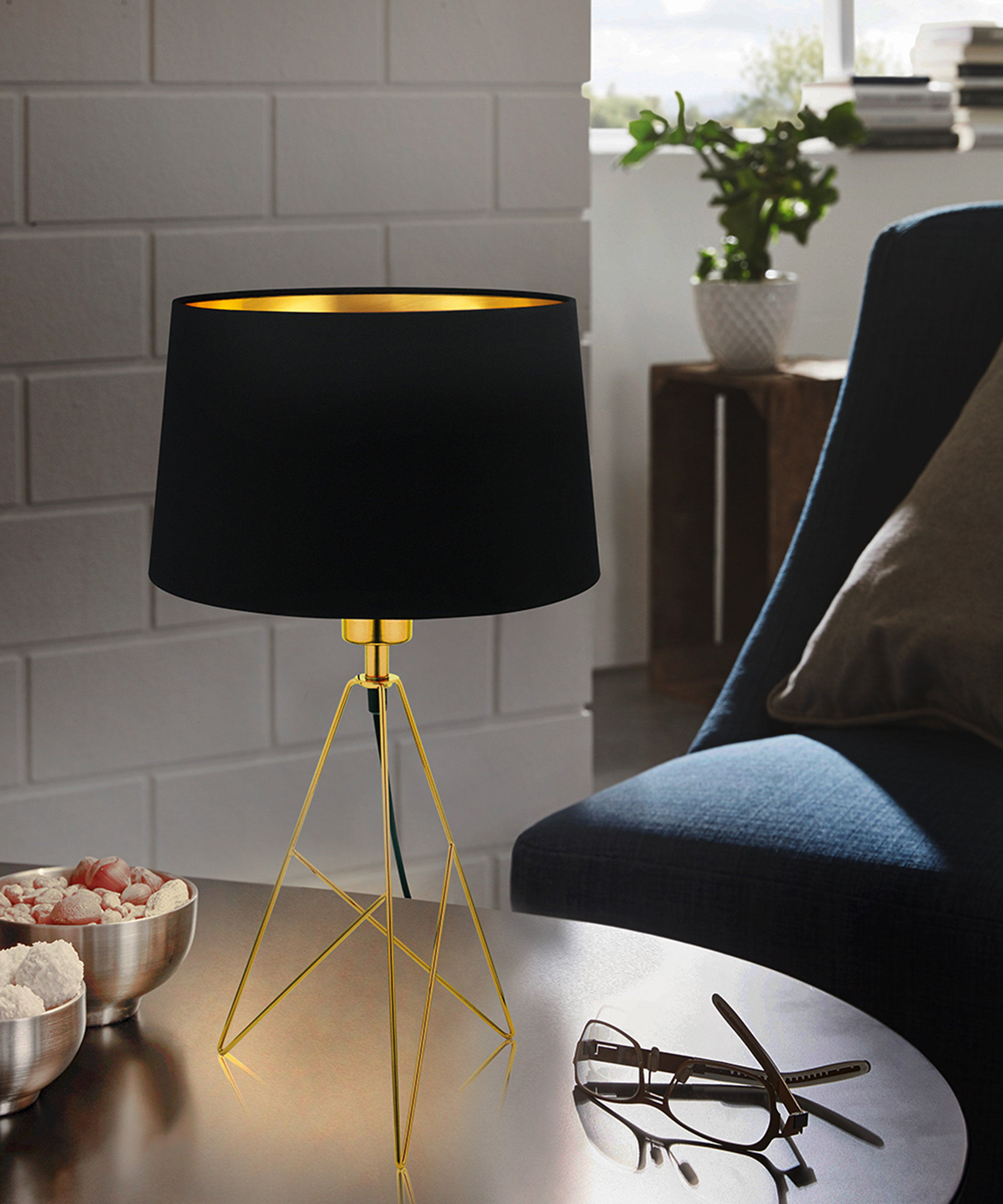 Corrigan Studio Greco 22" Desk Tripod Table Lamp - Wayfair Canada