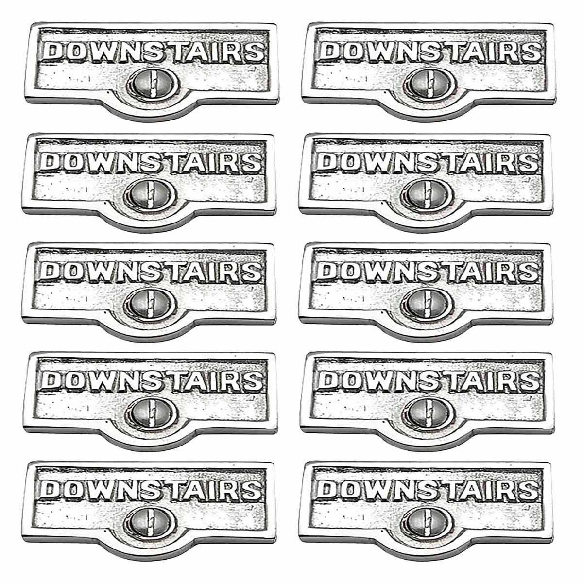 The Renovators Supply Inc. Switch Tags Downstairs Name Signs 1-Gang ...
